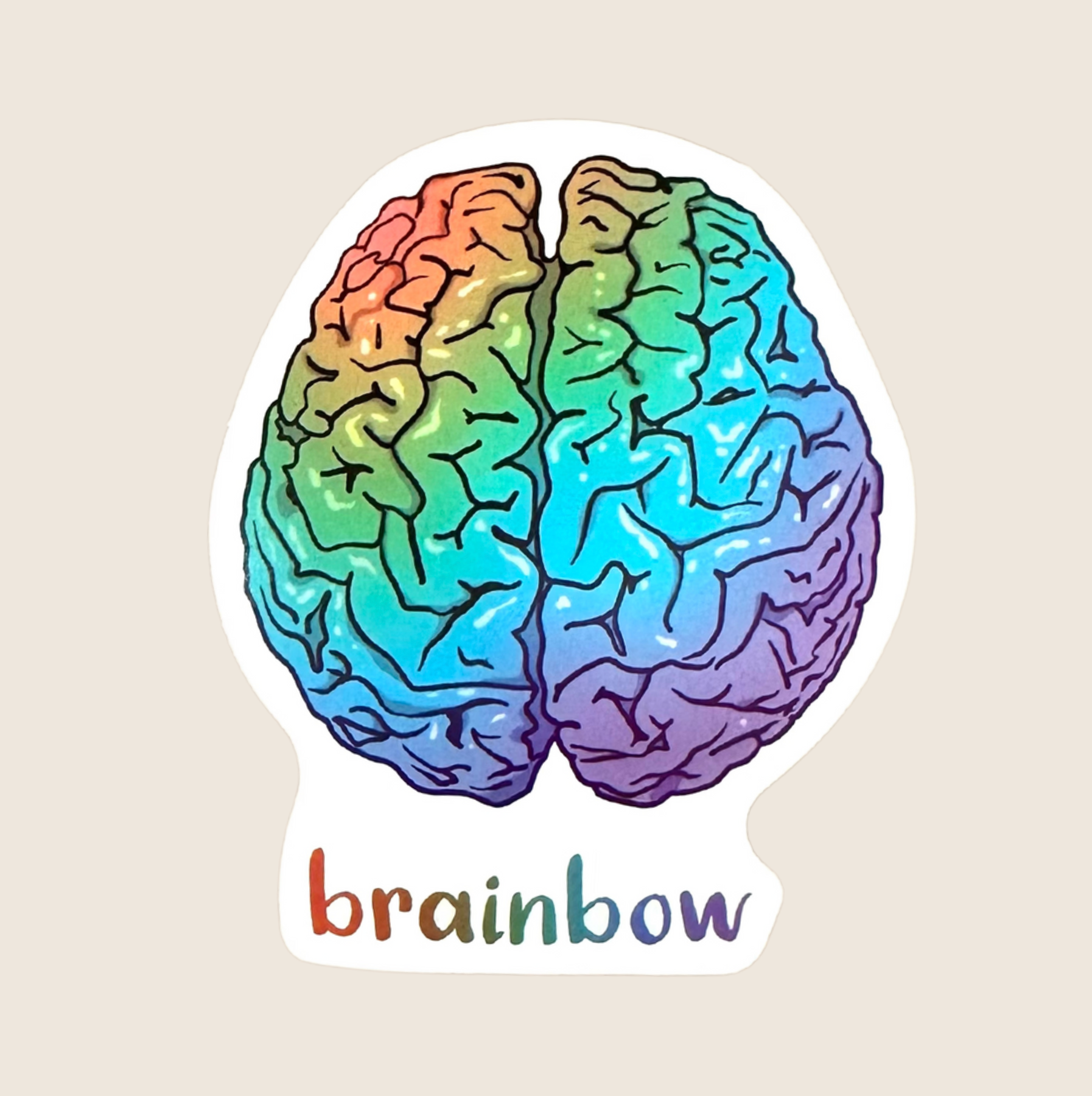 BRAINBOW STICKER – The Front Line