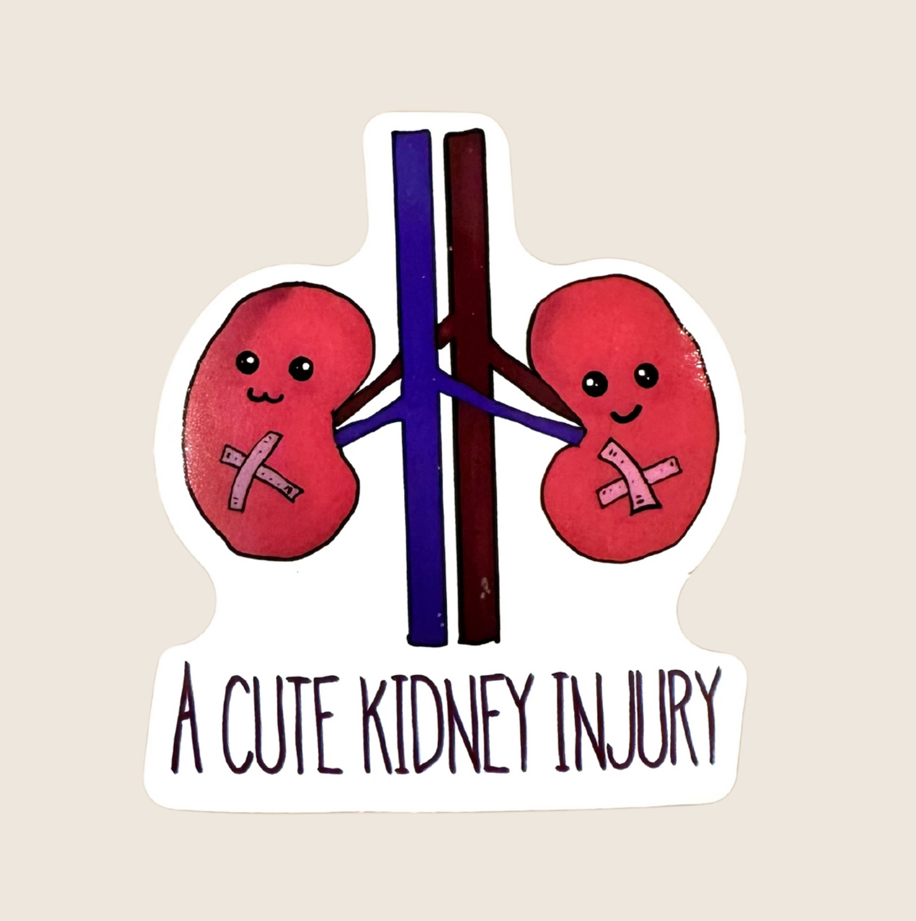 A CUTE KIDNEY INJURY STICKER – The Front Line